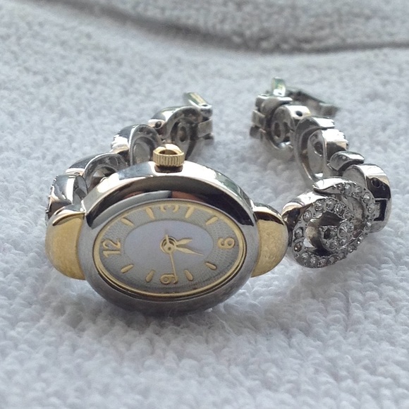 Christian Benet | Jewelry | Christian Benet Silver Gold Tone Crystals ...